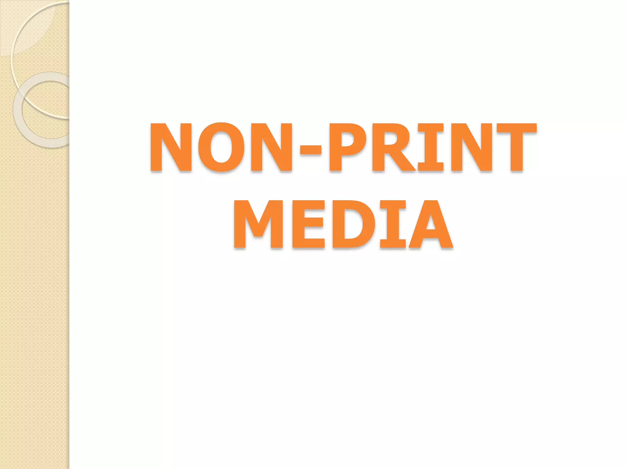 TYPES OF INSTRUCTIONAL MEDIA | PPTX