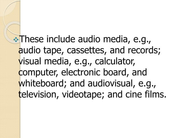 TYPES OF INSTRUCTIONAL MEDIA | PPTX