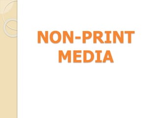 TYPES OF INSTRUCTIONAL MEDIA | PPTX