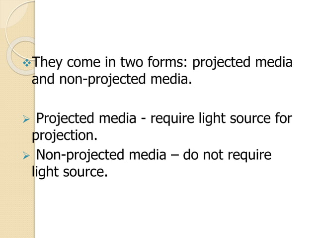 TYPES OF INSTRUCTIONAL MEDIA | PPTX