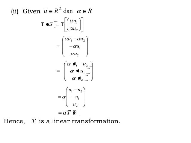 Chapter vii linear_transformasion | PPT