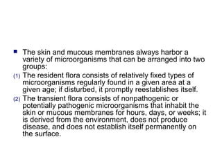 Chapter vii normal flora | PPT | Skin and Dermatology | Diseases and ...
