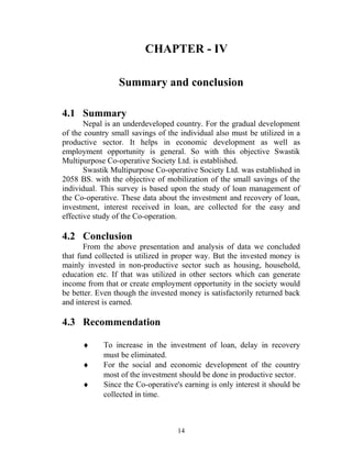 Chapterwise LOAN MANAGEMENT | PDF