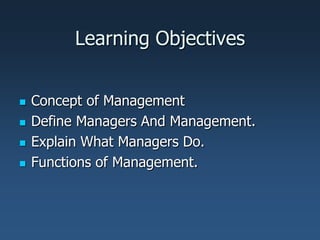 Chapter wise ppt(MBA) | PPTX