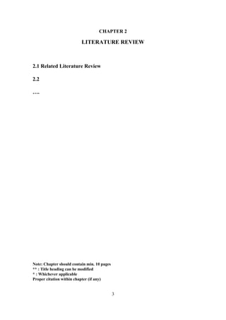 Chapter wise_Project Report Format.doc | Chemistry | Science