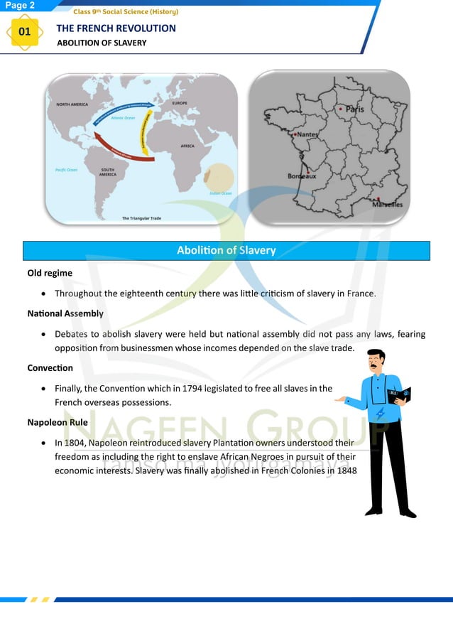 Class 9 History Chapter Wise Topic Wise Notes Chapter 1 The French ...