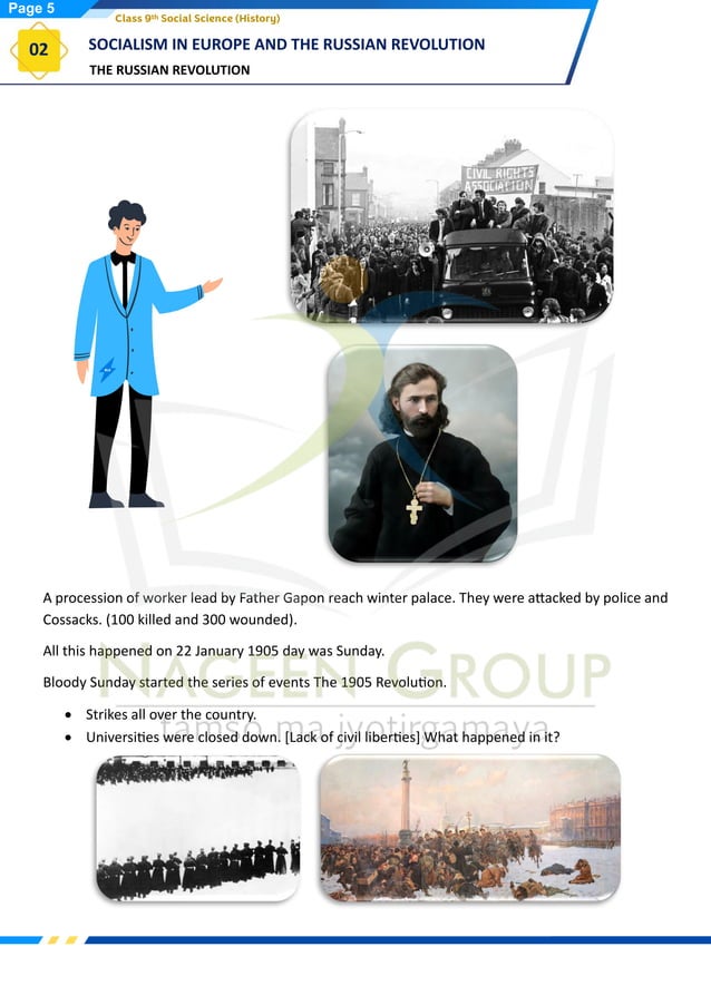 Class 9 History Chapter Wise Topic Wise Notes Chapter 2 Socialism in ...