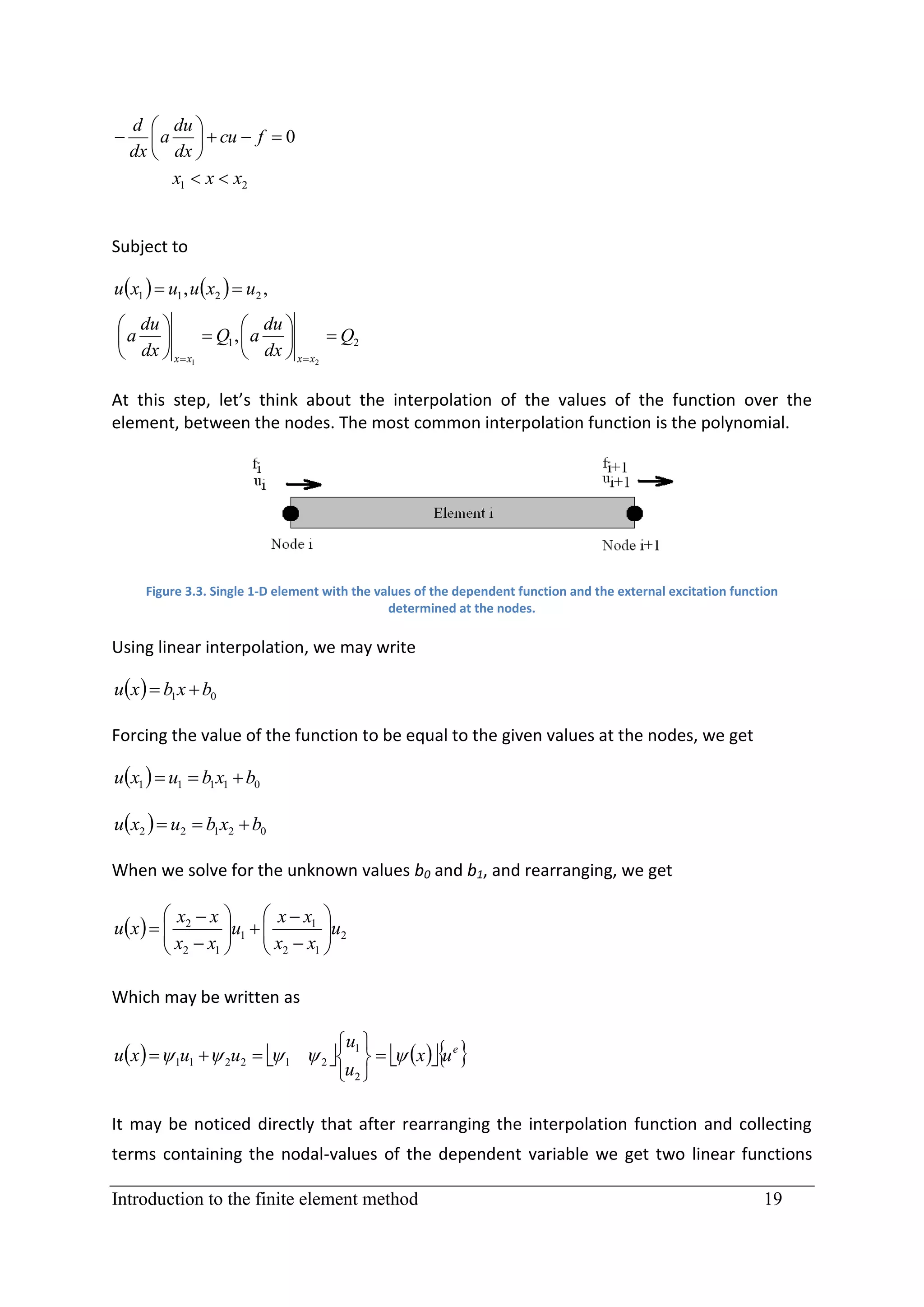 Introduction To The Finite Element Method Pdf Physics Science