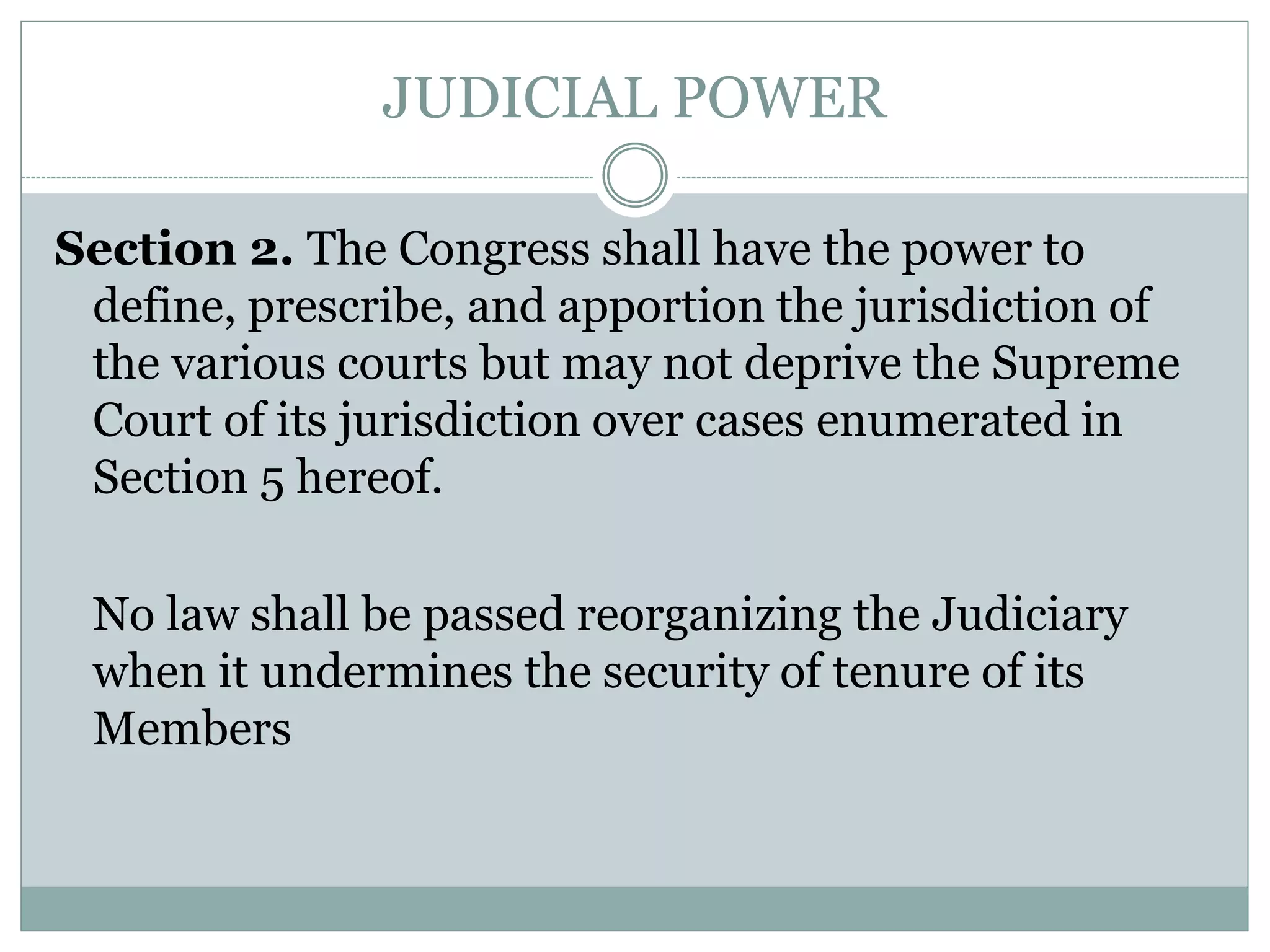 The Judiciary of the Philippines | PPTX