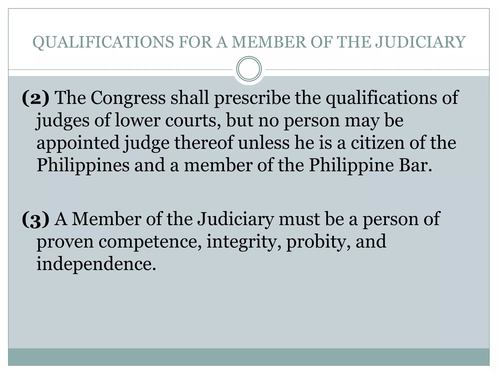 The Judiciary of the Philippines | PPTX