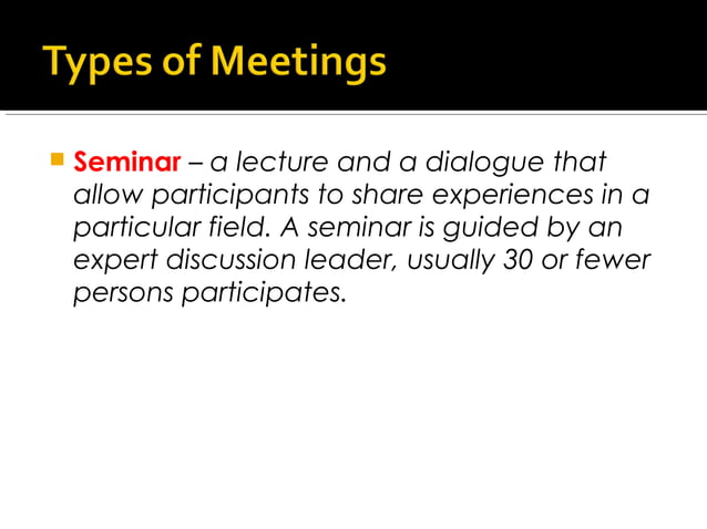 Chaptr 12 meeting, convention and event management | PPT | Business ...