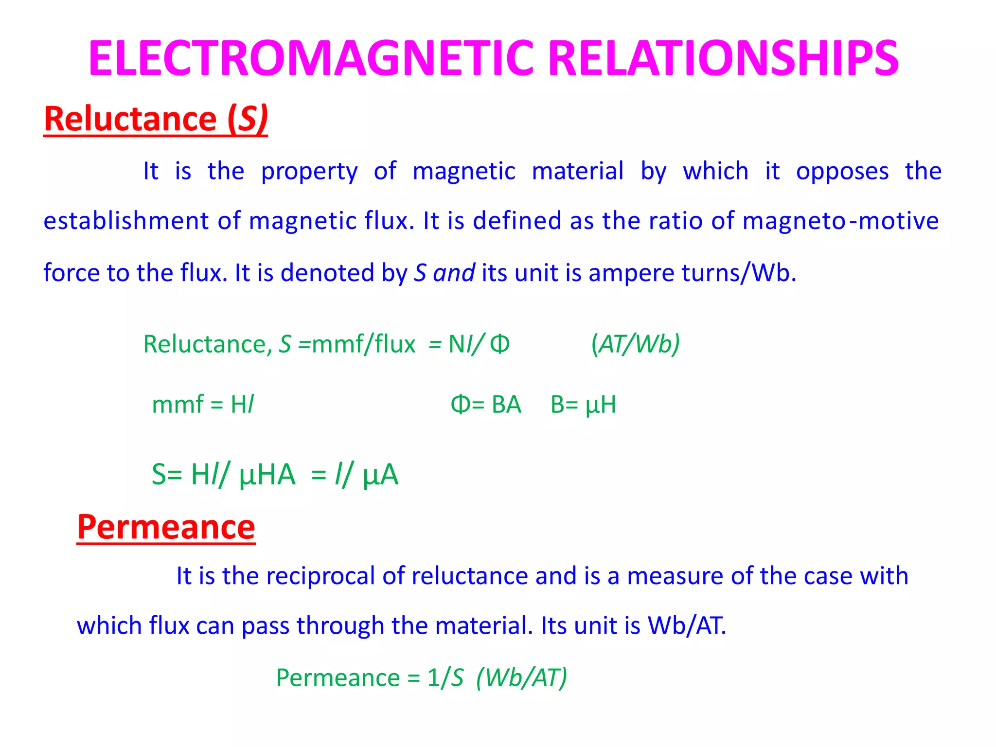 magnetic circuits | PPTX
