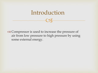 Basics of Compressor | PDF | Home Appliances | Home & Garden