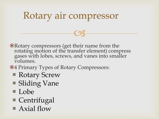 Basics of Compressor | PDF