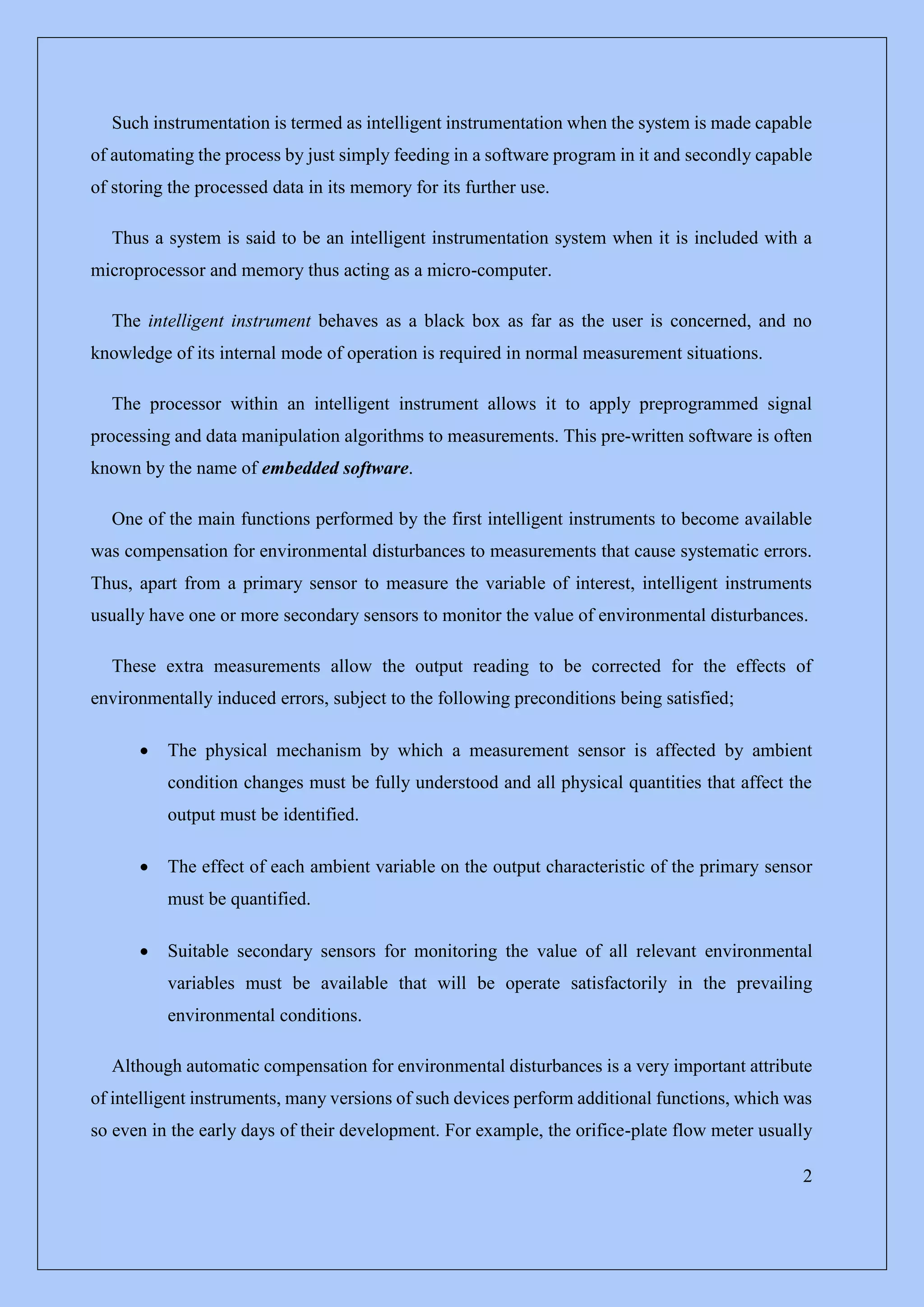 Chap 5 introduction to intelligent instruments | PDF