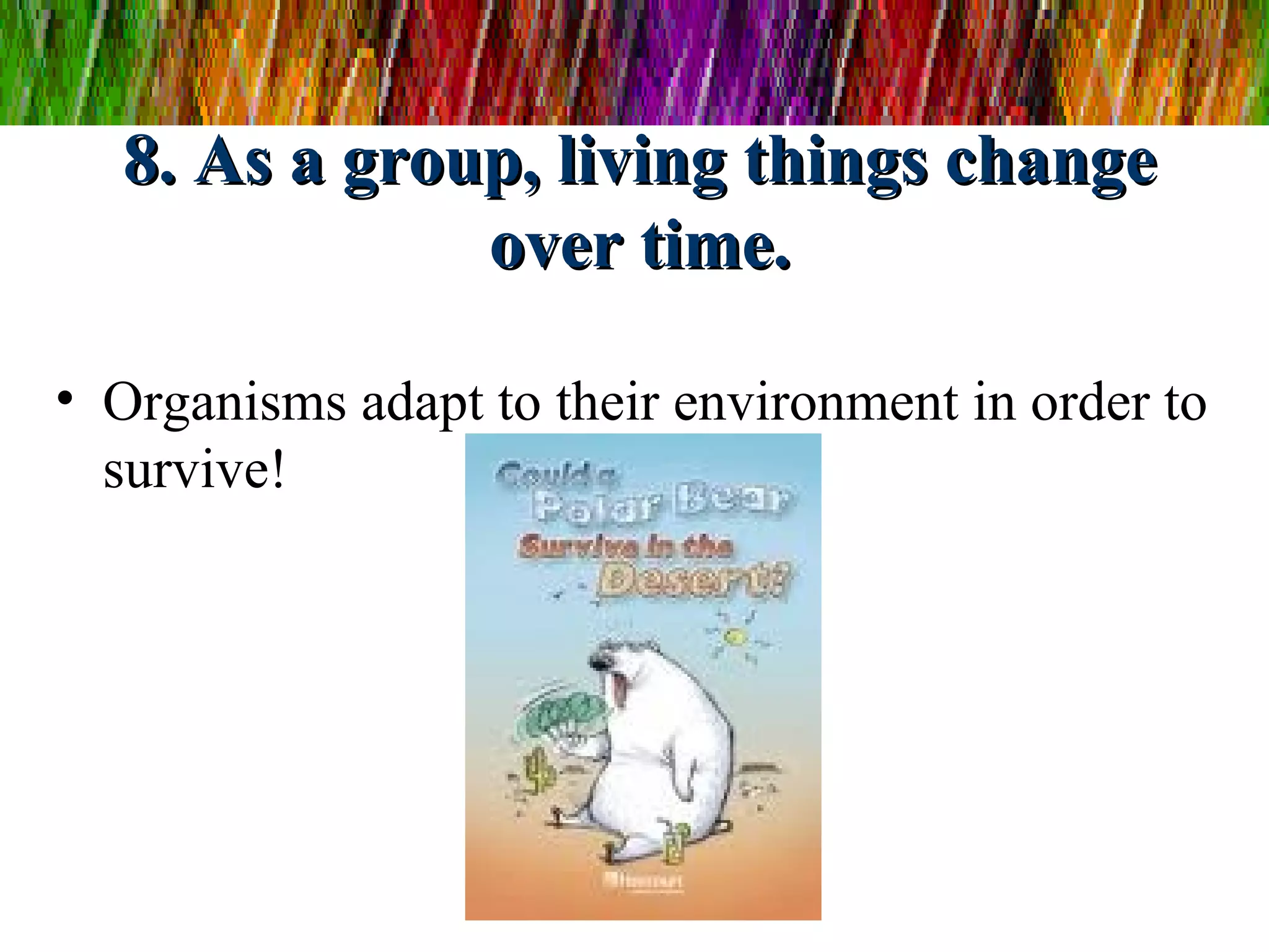 Characteristics of living things | PPT