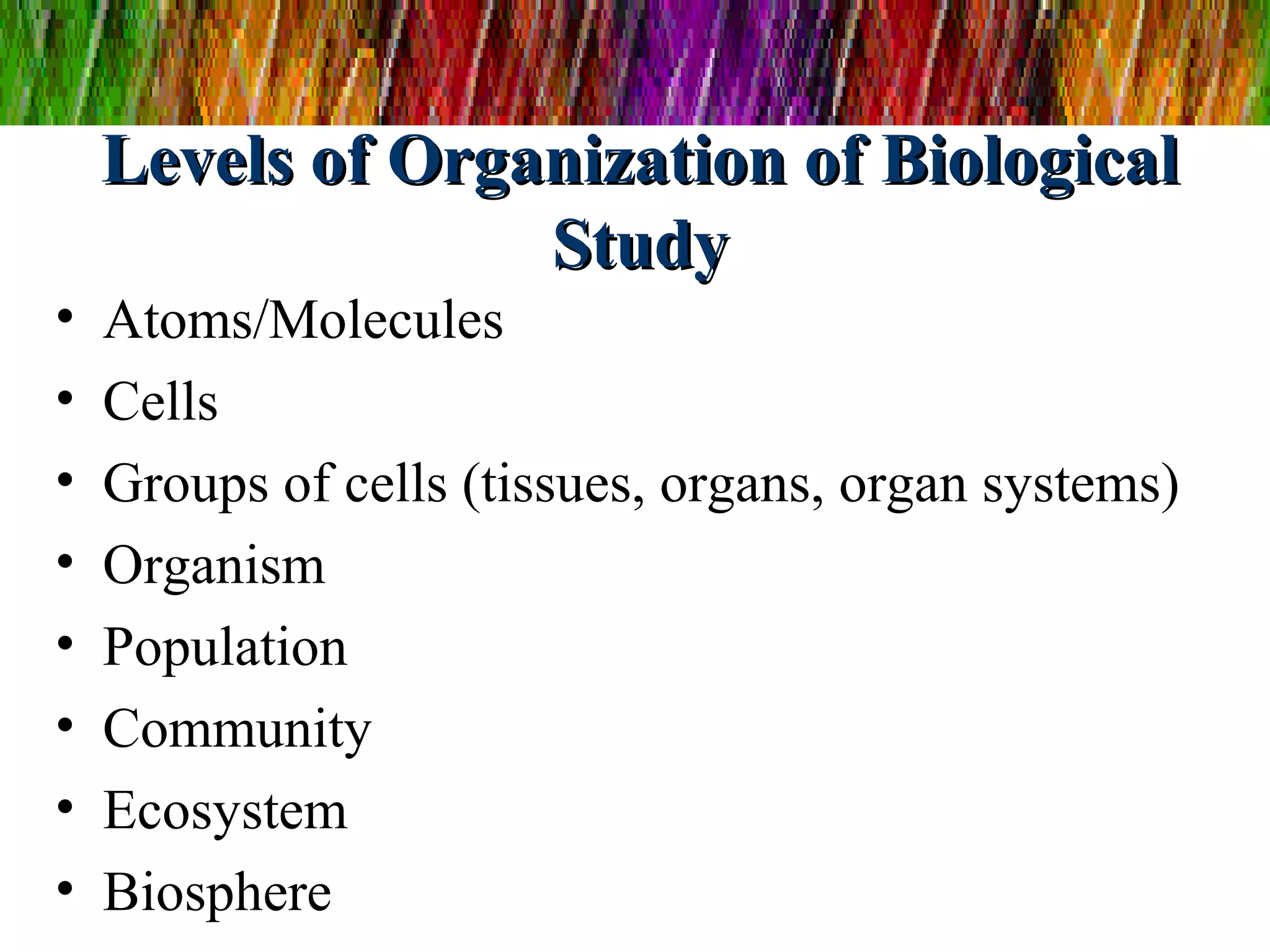Characteristics of living things | PPT