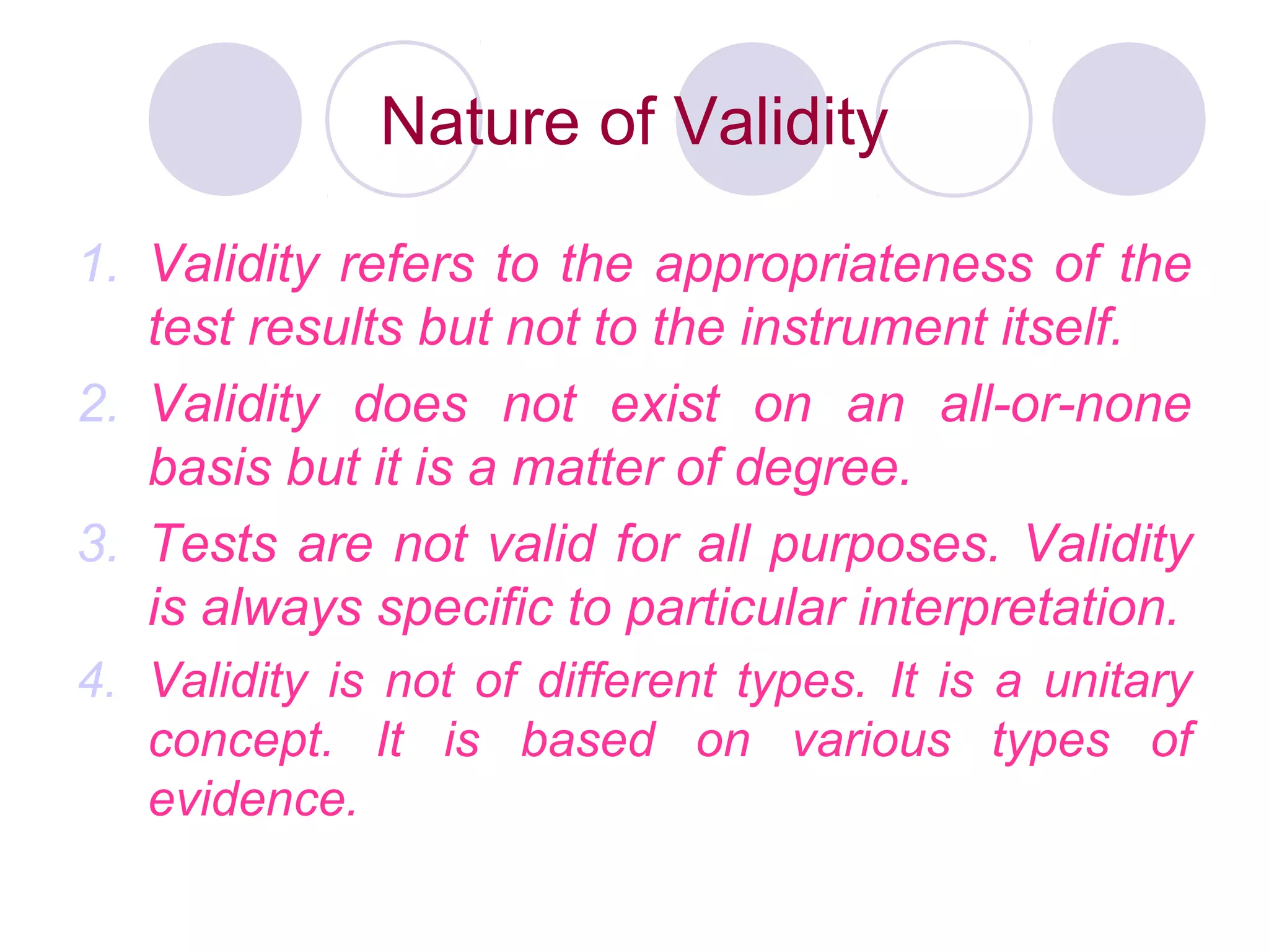 Characteristics of a good test | PPT