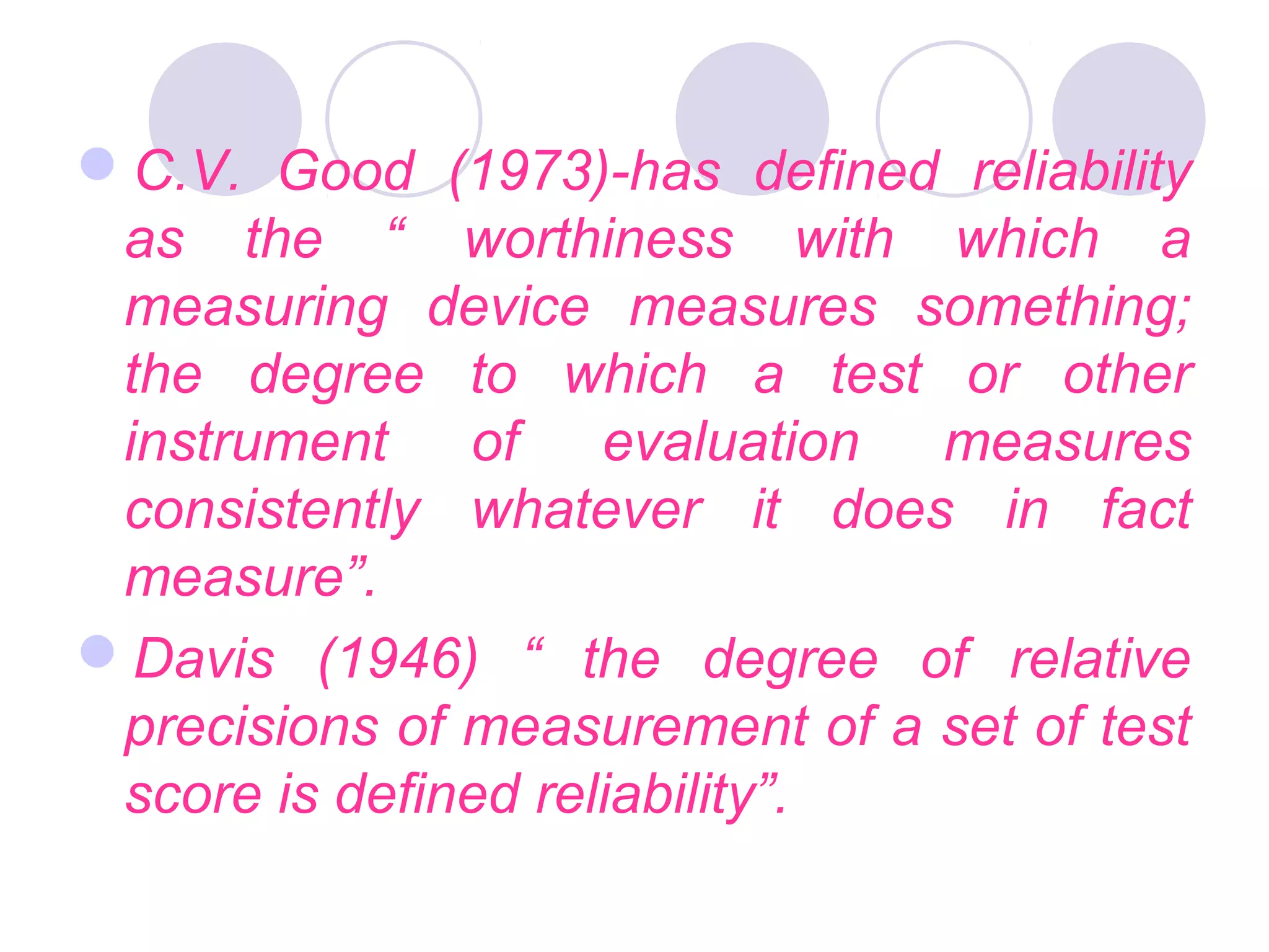 Characteristics of a good test | PPT