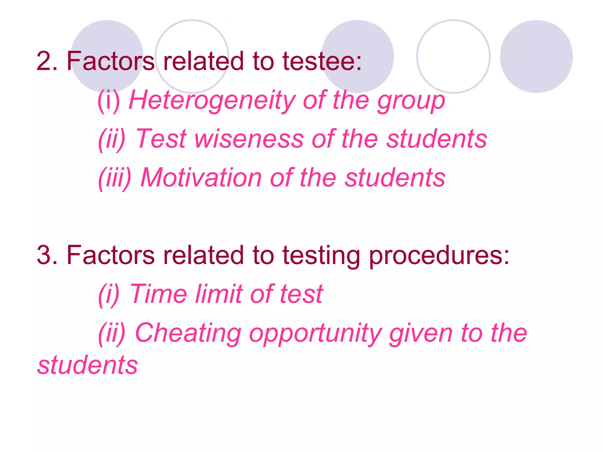 Characteristics of a good test | PPT