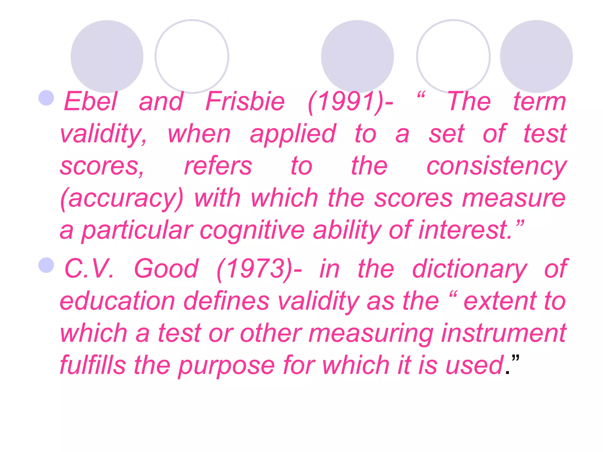 Characteristics of a good test | PPT