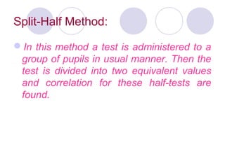 Characteristics of a good test | PPT