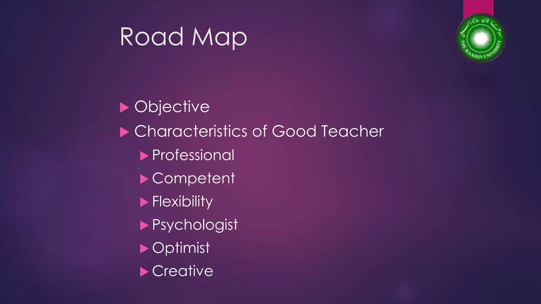 Characteristics of Good Teacher | PPTX