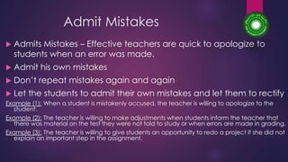 Characteristics of Good Teacher | PPT