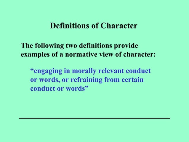 Character | PPT