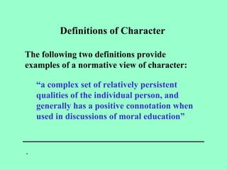 Character | PPT