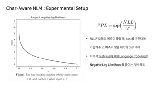Character-Aware Neural Language Models | PPT