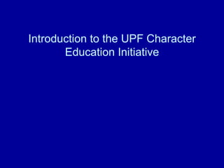Character Education Introduction | PPT