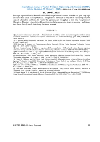 CHARACTER RECOGNITION USING NEURAL NETWORK WITHOUT FEATURE EXTRACTION FOR KANNADA CHARACTERS ...