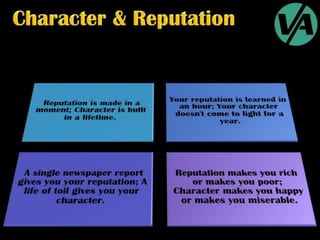 Character & Reputation | PPTX