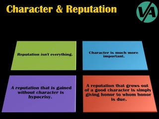 Character & Reputation | PPTX