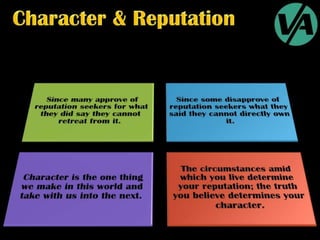 Character and Reputation | PPTX
