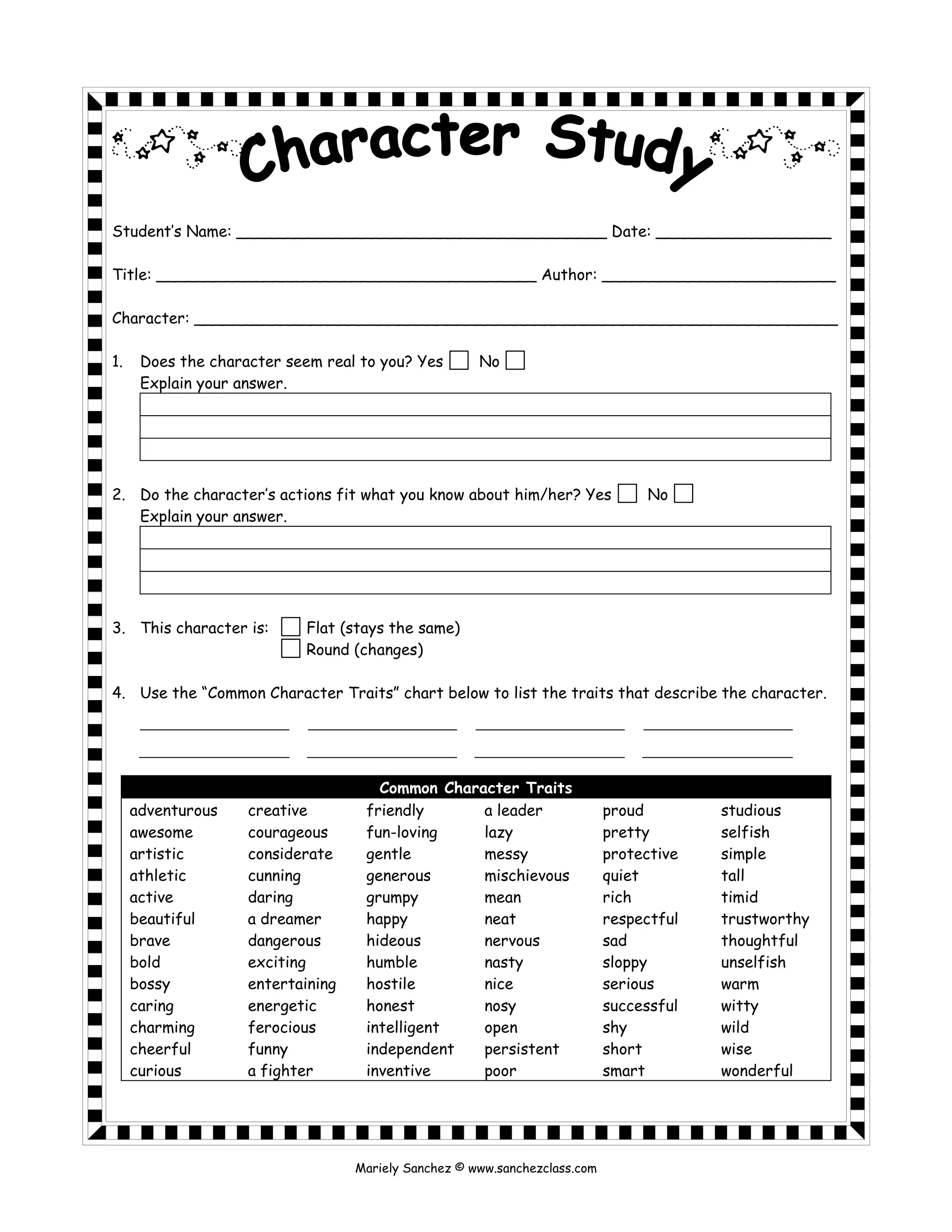 Character study | PDF
