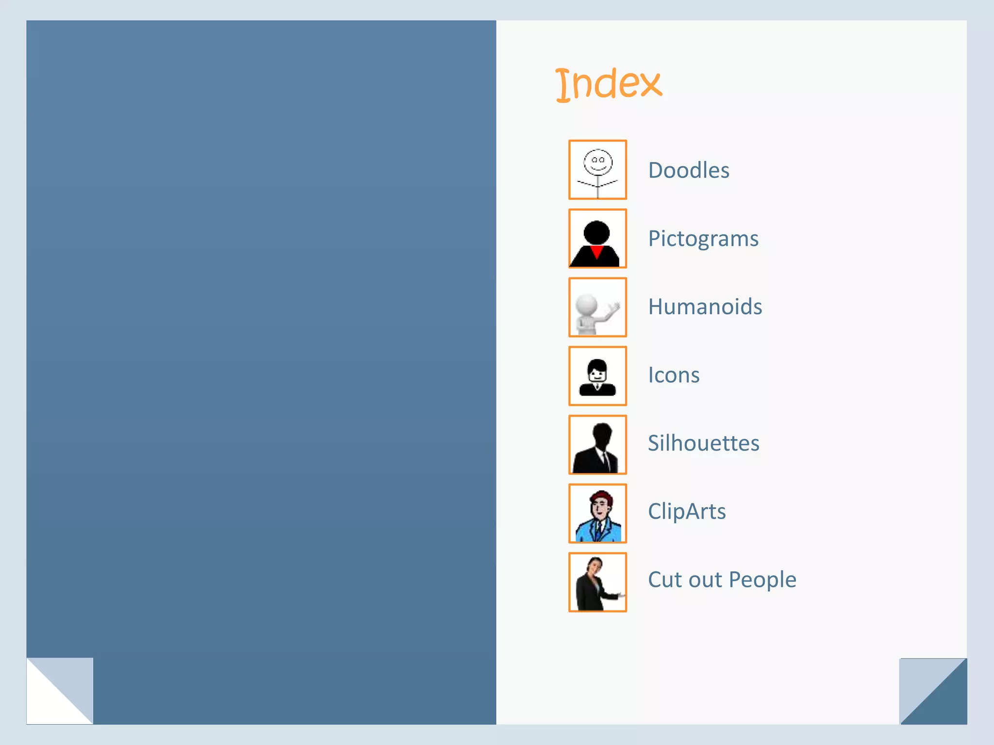 Types of Characters used in e-learning | PPTX