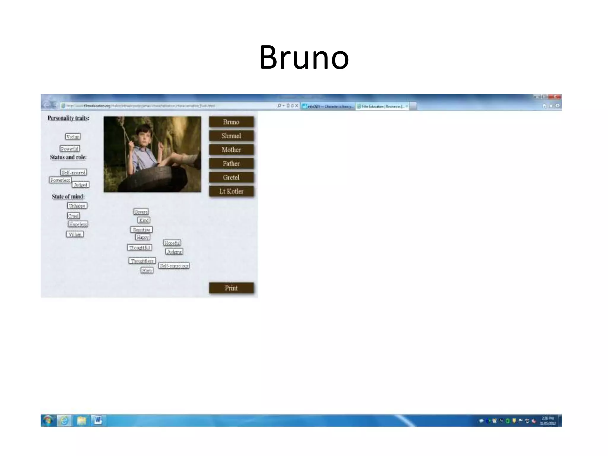 Character analysis | PPTX | Fiction | Books and Literature