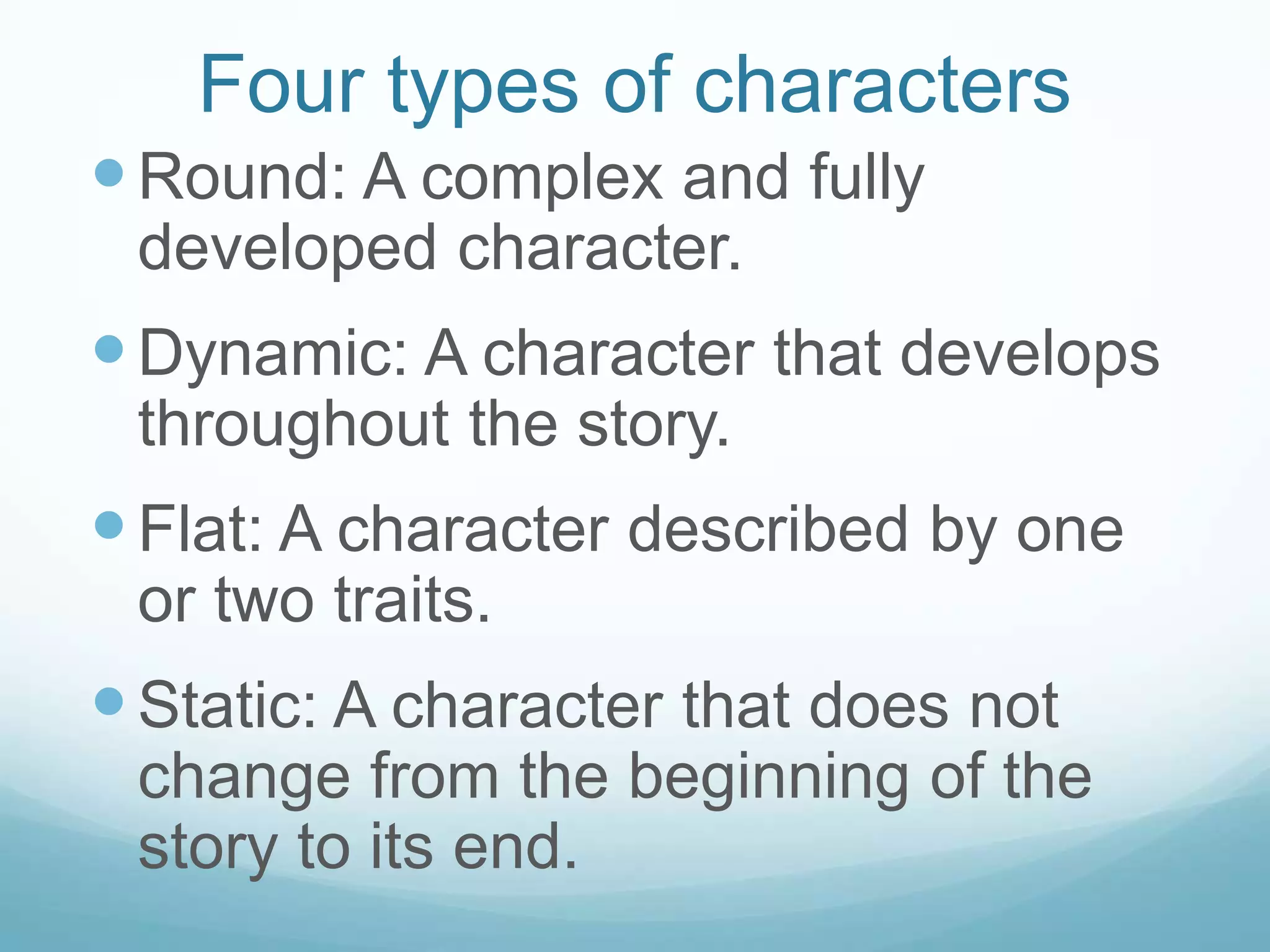 Character Analysis | PPT
