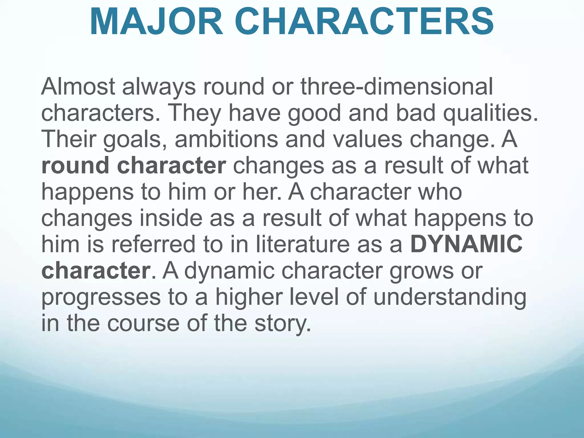 Character Analysis | PPTX