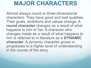 Character Analysis | PPTX | Roleplaying Games | Games and Puzzles