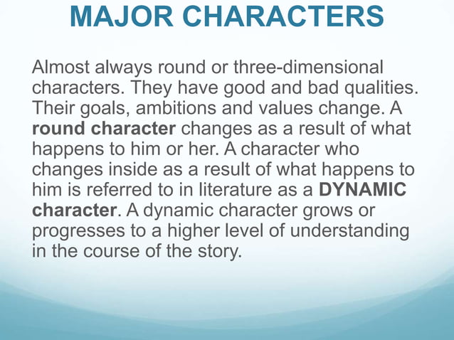 Character Analysis | PPTX | Roleplaying Games | Games and Puzzles