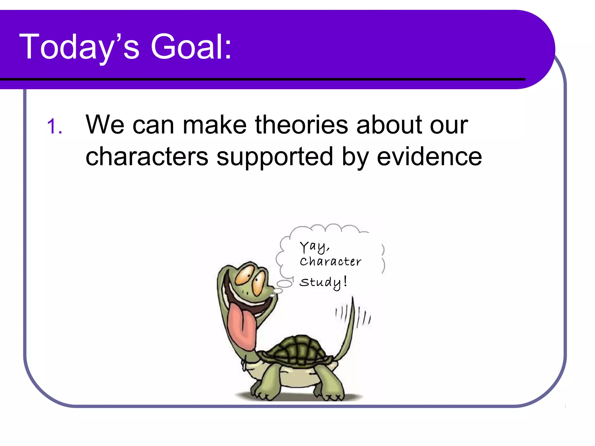 Character analysis | PPT