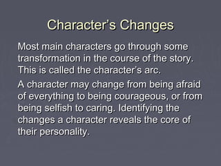 Character analysis | PPT