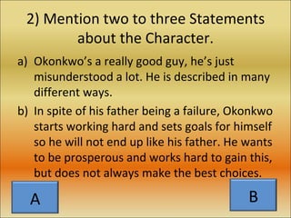 Character analysis essay | PPT