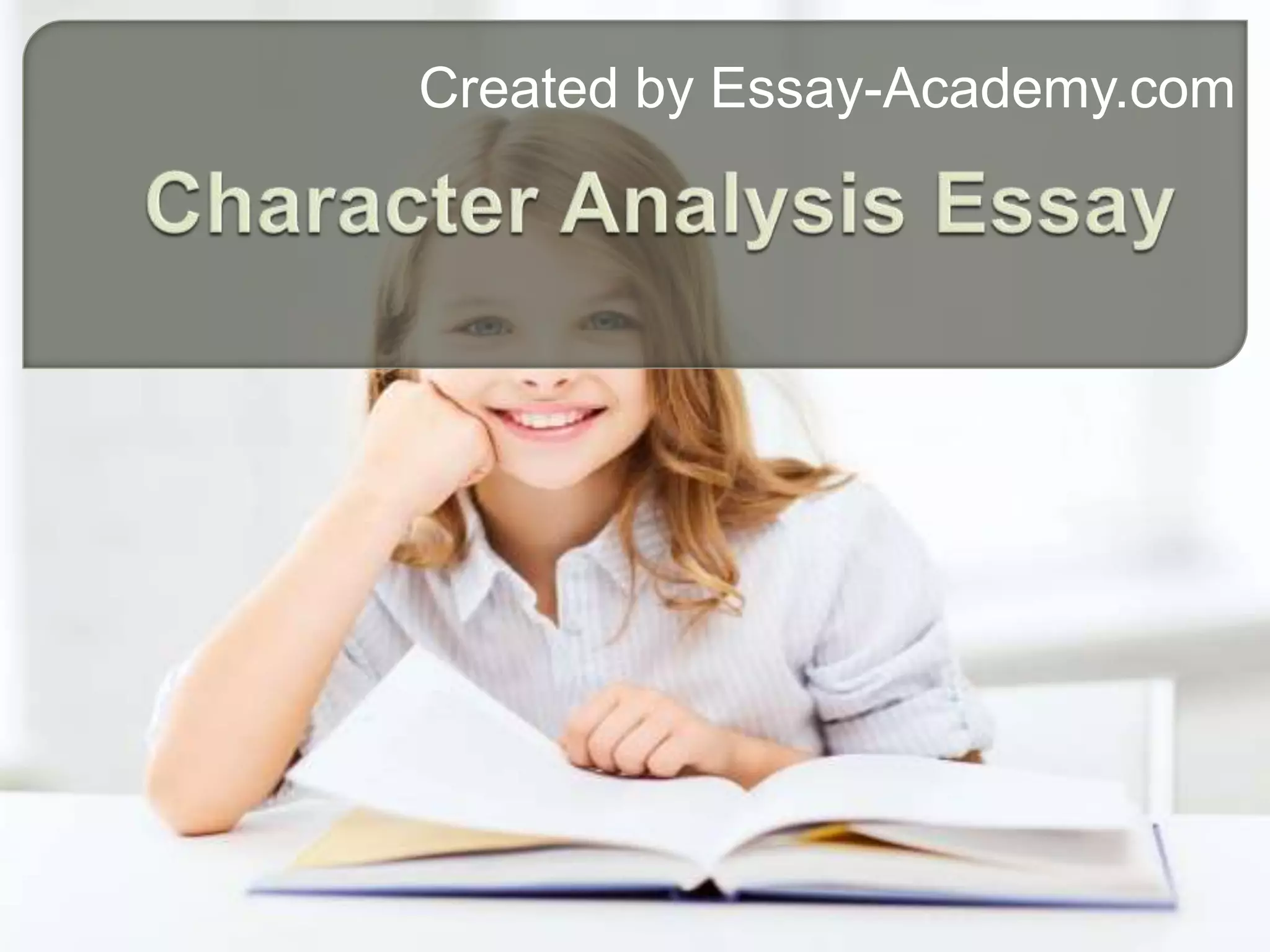 Character Analysis Essay | PPT