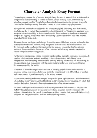 Character Analysis Essay Format.pdf