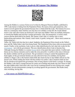 Among The Hidden Jen Talbot