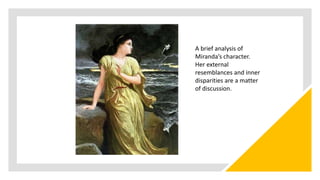 Character analysis of miranda | PPT